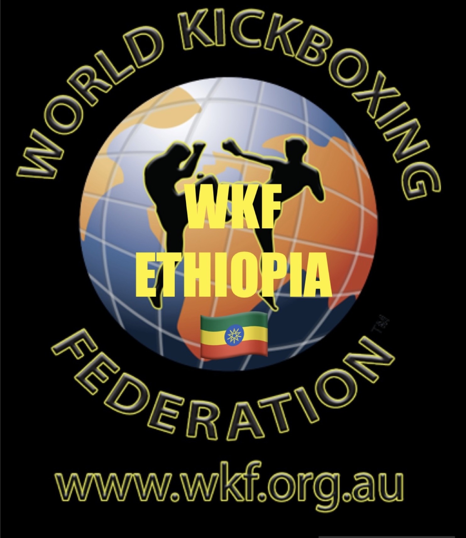 WKF Ethiopia Logo Black 1 – World Kickboxing Federation Limited