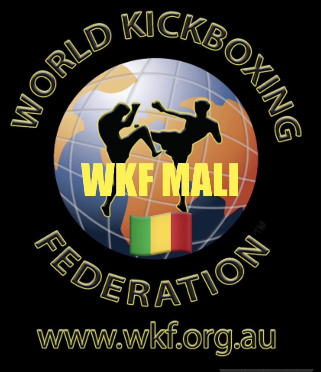 WKF Mali Black Logo 1 – World Kickboxing Federation Limited