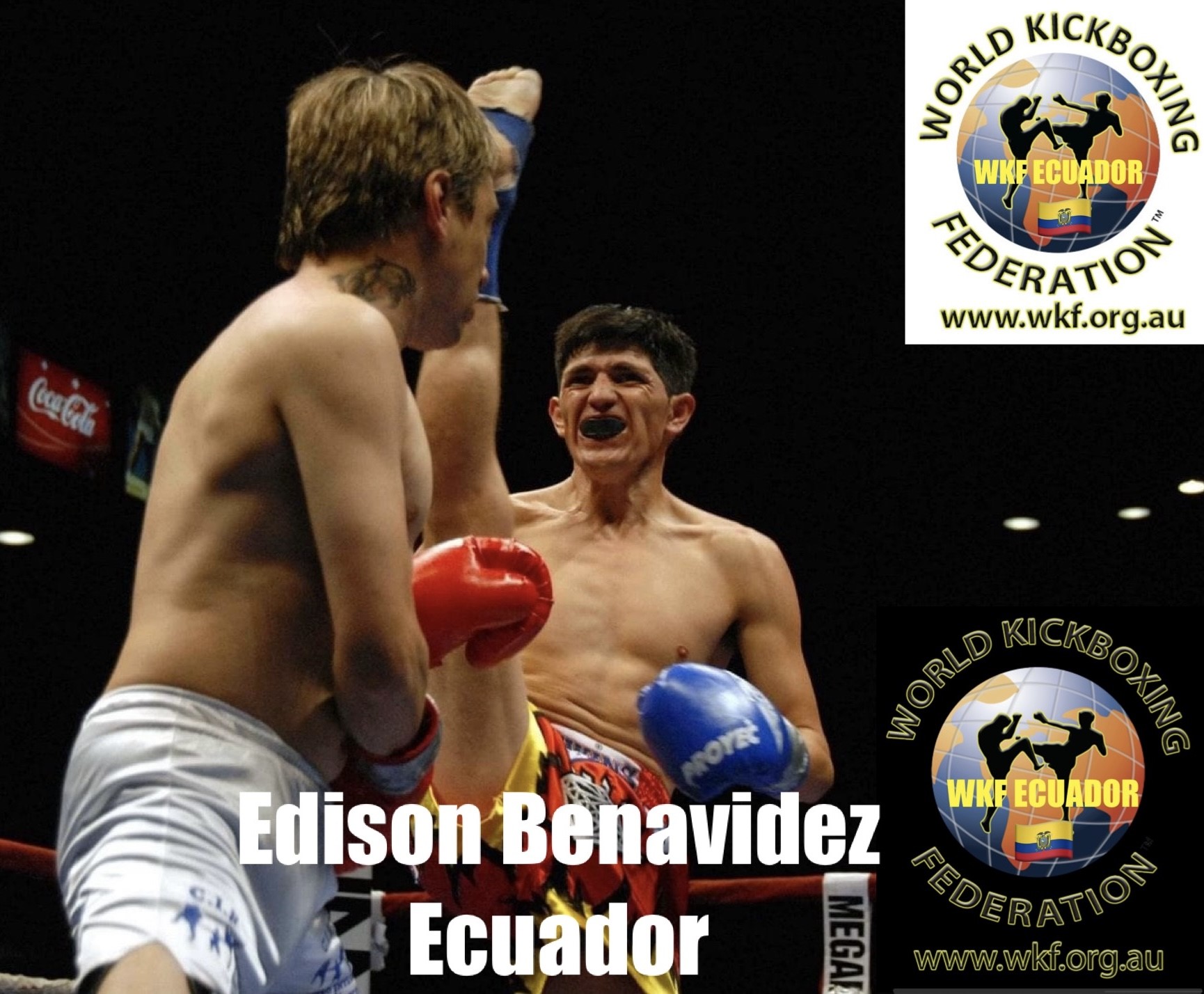 WKF Ecuador Edison Omar Jiminez Benavidez fight photo 1 – World Kickboxing Federation Limited